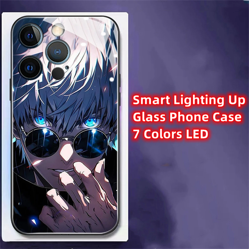 Anime-LED-Phone-Case-Voice-Activated-Luminous-Music-Flash-Shockproof ...