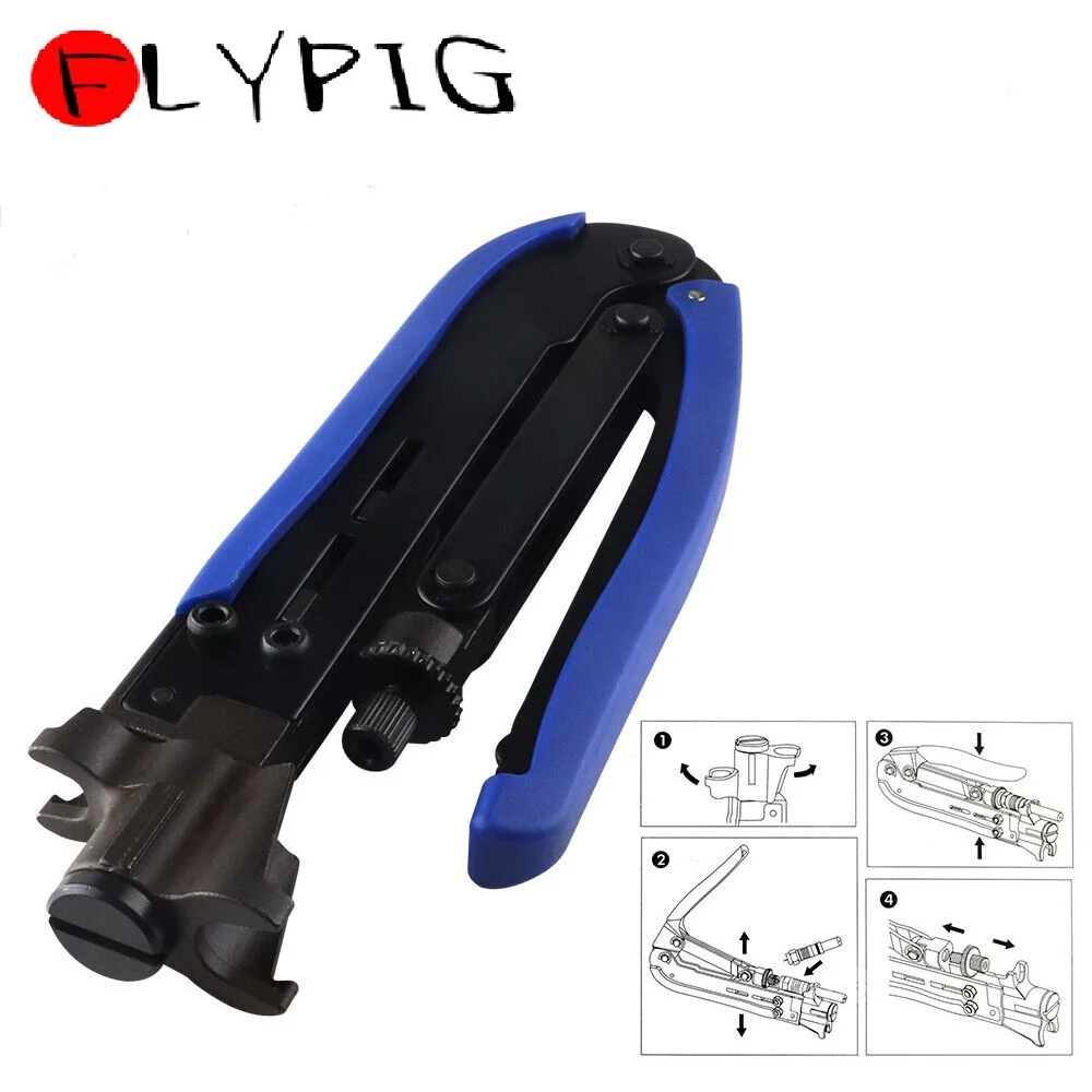 F-Connector-Crimping-Pliers-Coax-Compression-Tool-Coaxial-Cable-Cold ...