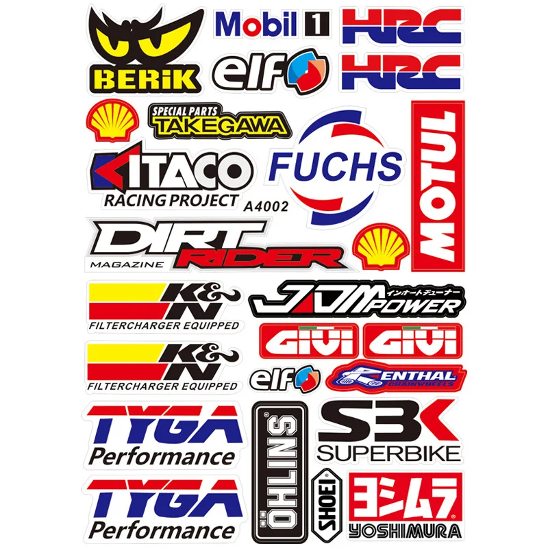 Motocross Sponsor Logos