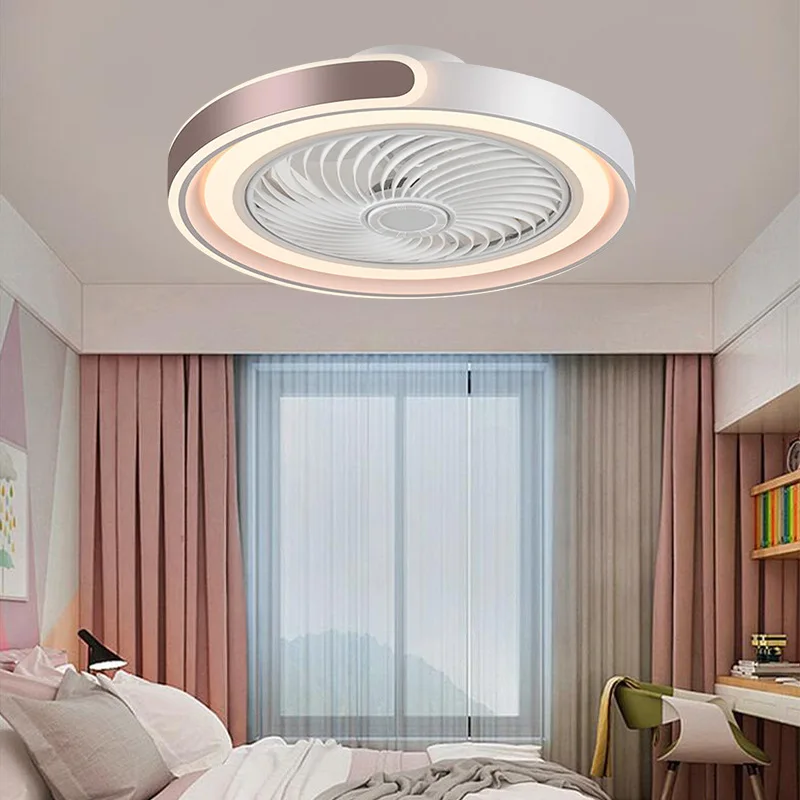 New smart fan light living room bedroom Dining quiet study eye ...