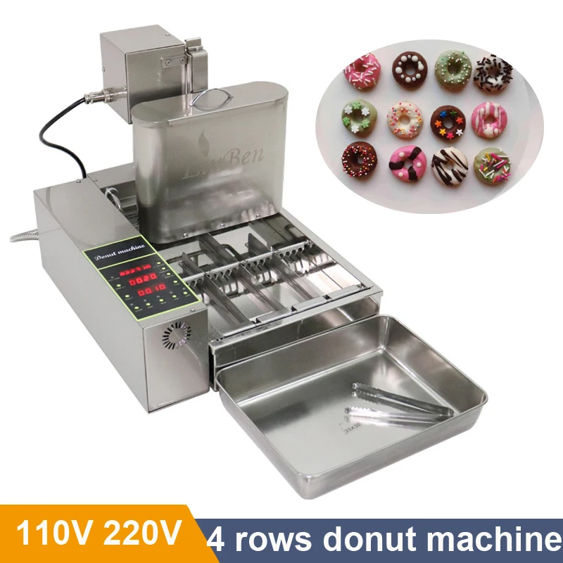 2000W-Micro-Computer-Control-Electric-Heating-4-Row-Automatic-Donut ...