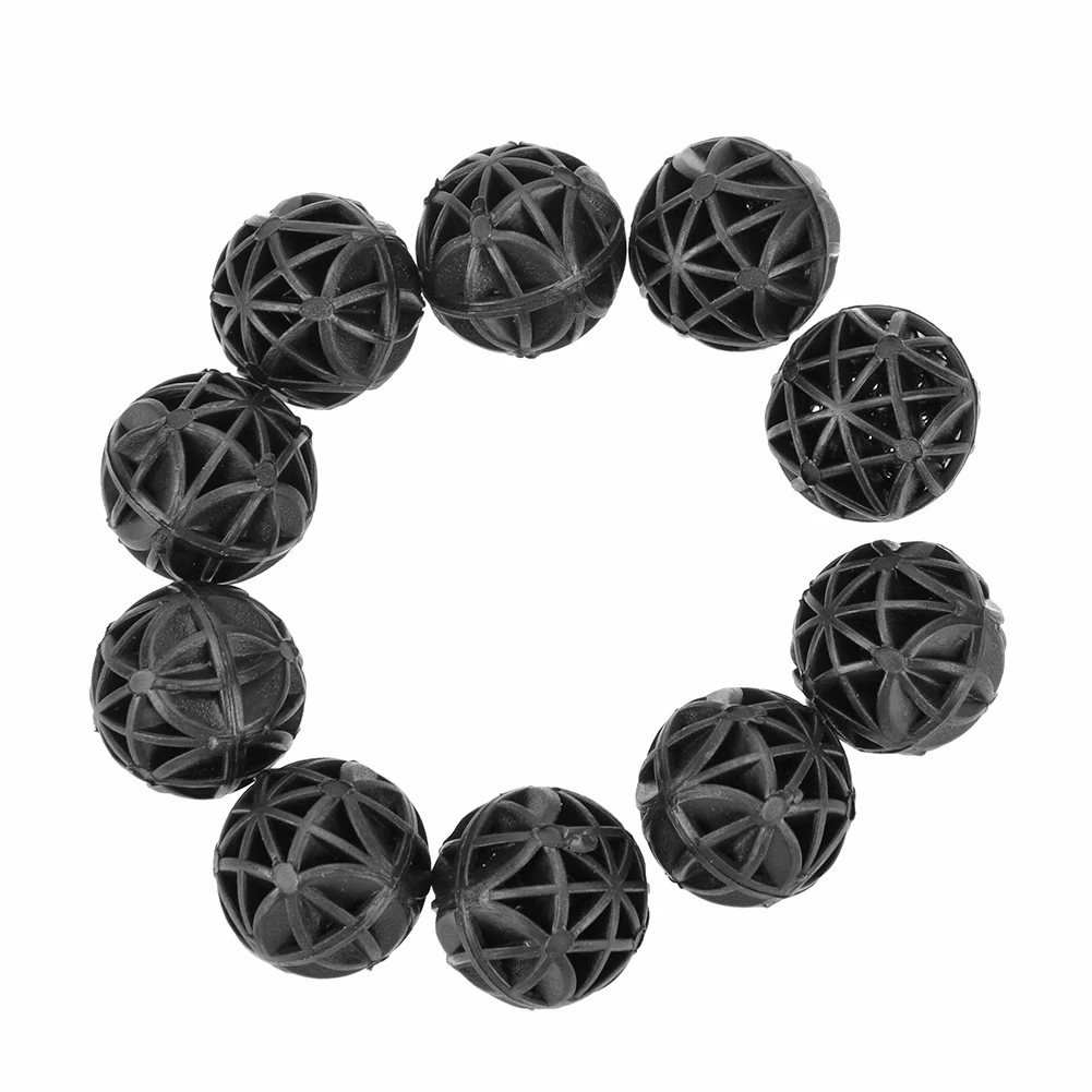 10pcs-Black-Bio-Balls-Filter-Biochemical-Balls-Fish-Tank-Graceful-and ...