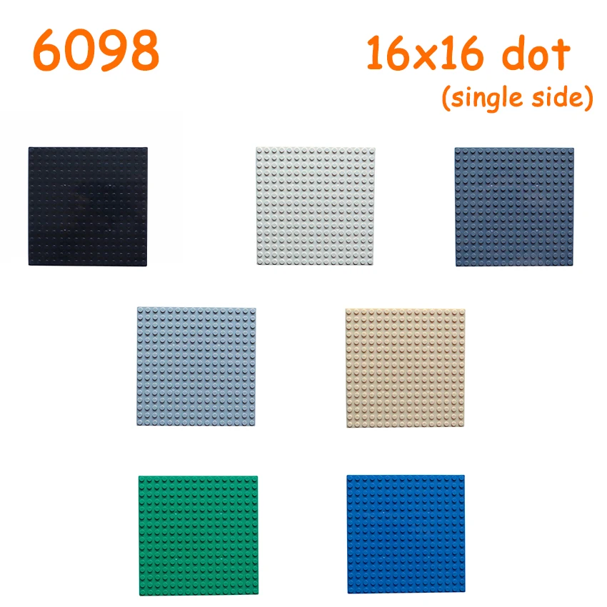Single-sided Baseplates 16x16 Dots DIY Building Blocks Brick 3867 6098 ...