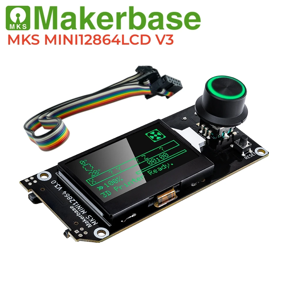 MKS MINI12864 V3.0 12864 GLCD liquid crystal screen mini lcd12864 display controller 3d printer ...