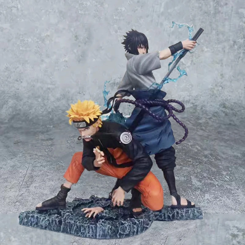 NARUTO-Action-Figure-Anime-Shippuden-Model-Uzumaki-Naruto-Uchiha-Sasuke ...