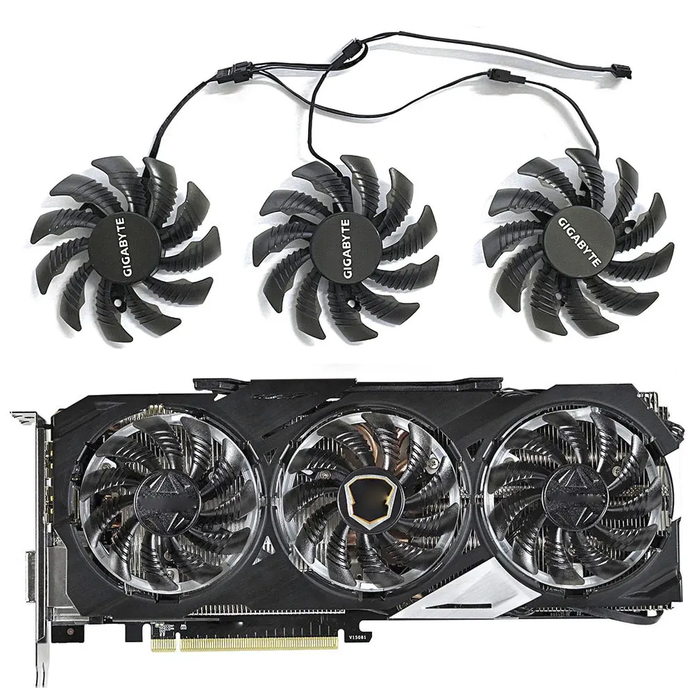 3FAN-75MM-4-pin-T128010SU-PLD08010S12HH-GIGABYTE-GTX960-GTX970-GTX980 ...