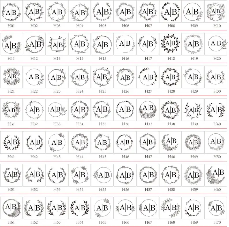 Custom-Wax-Seal-Stamp-Kit-With-35-Design-And-Initials-Diy-Wedding-Kit ...