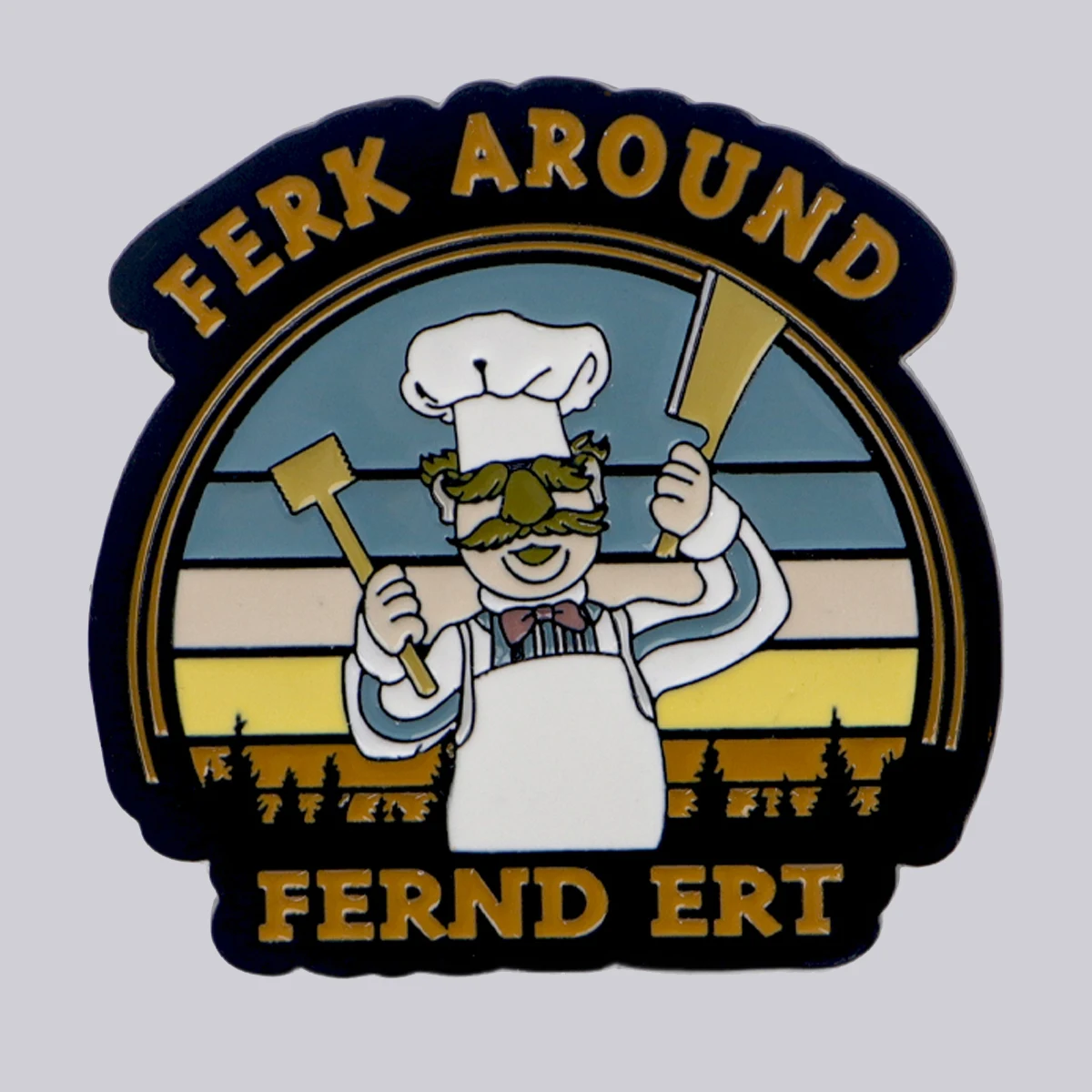 Swedish-Chef-Enamel-Pin-Funny-Quotes-Brooch-Pines-Lapel-Pins-Badge-on ...