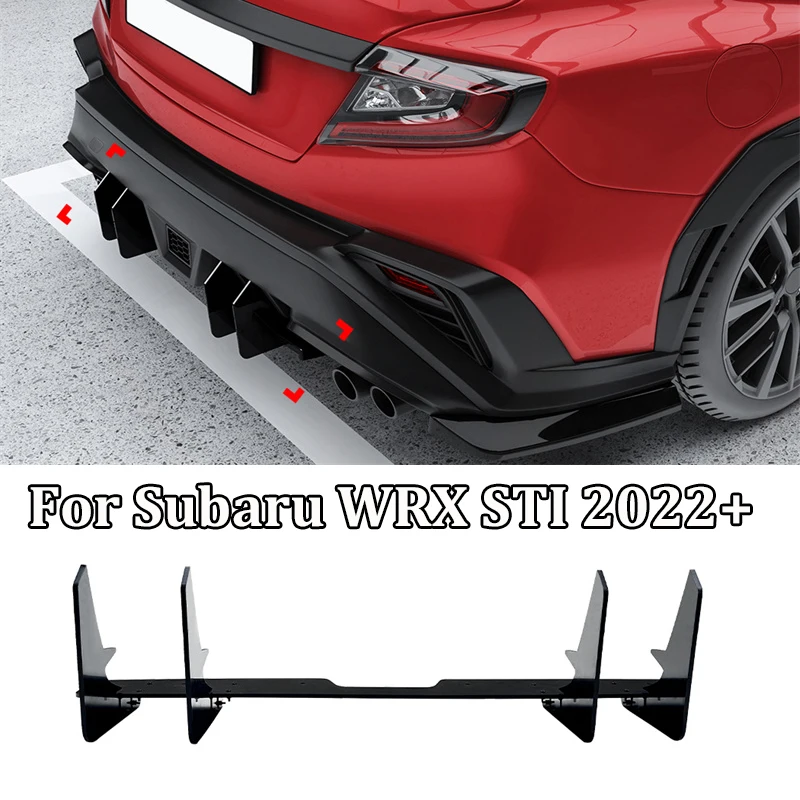 REAR-DIFFUSER-REAR-SIDE-Under-SPLITTERS-SPOILERS-guard-protector-For ...