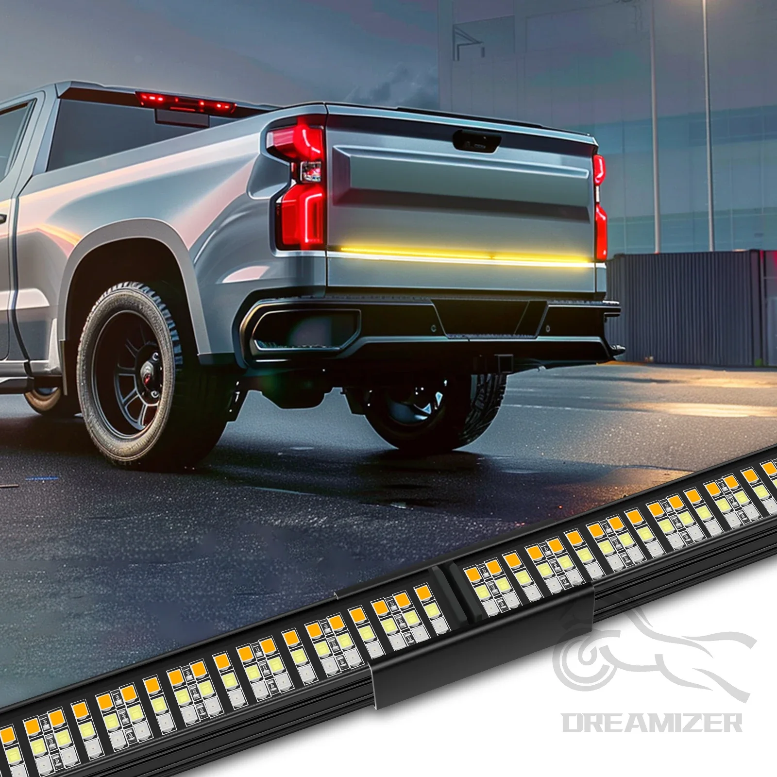 Universal 4 Row 60 Inch 864 LED Car LED Tail Light Strip Pickup Truck ...
