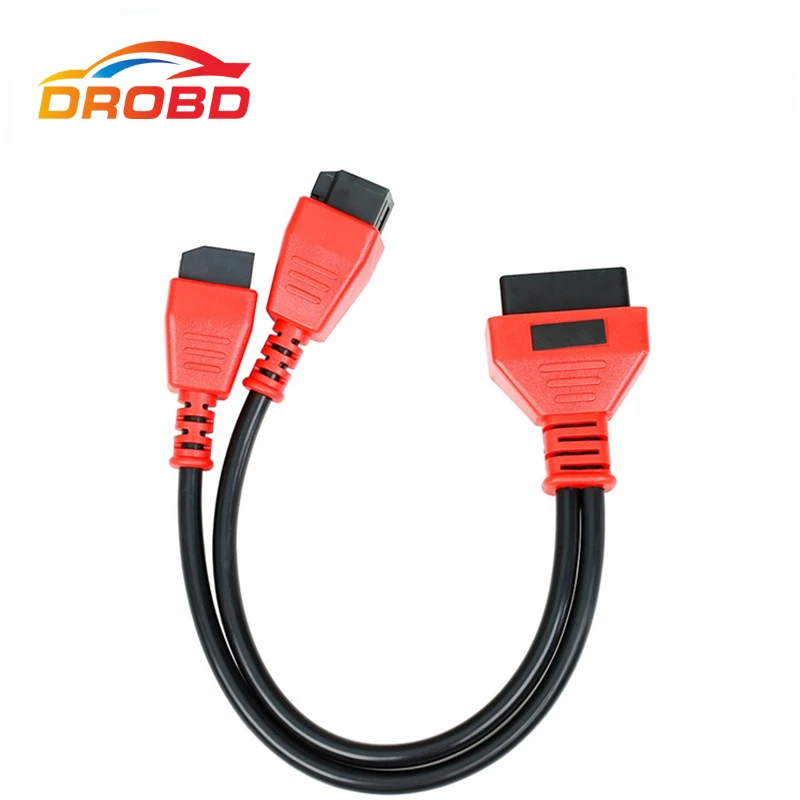 FCA 12+8 Pin Adapter to 16 Pin OBD cable Connector For Chrysler Jeep ...
