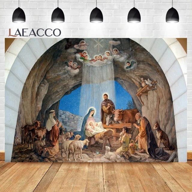 Nativity Backdrop Stage