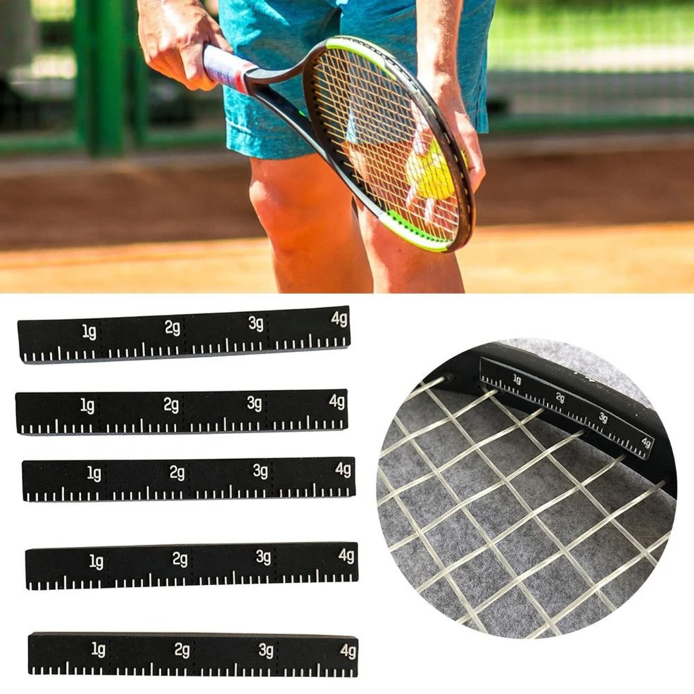 4-Pcs-Adjust-Tennis-Racket-Weight-Balance-Strips-Tennis-Tape-Racquet ...