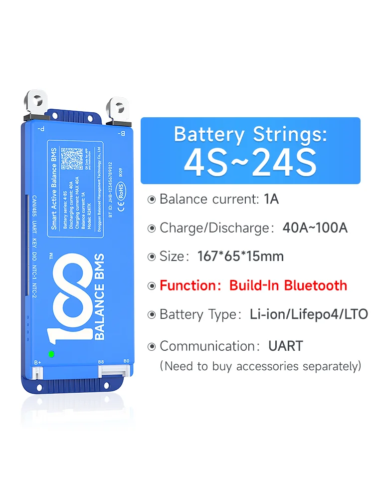 100BALANCE-Smart-BMS-Active-Balancer-Lifepo4-4S-6S-8S-10S-12S-13S-14S ...