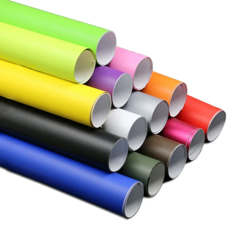Various-Color-Gray-Matte-Black-Vinyl-Wrap-Film-Car-Wrapping-Film ...