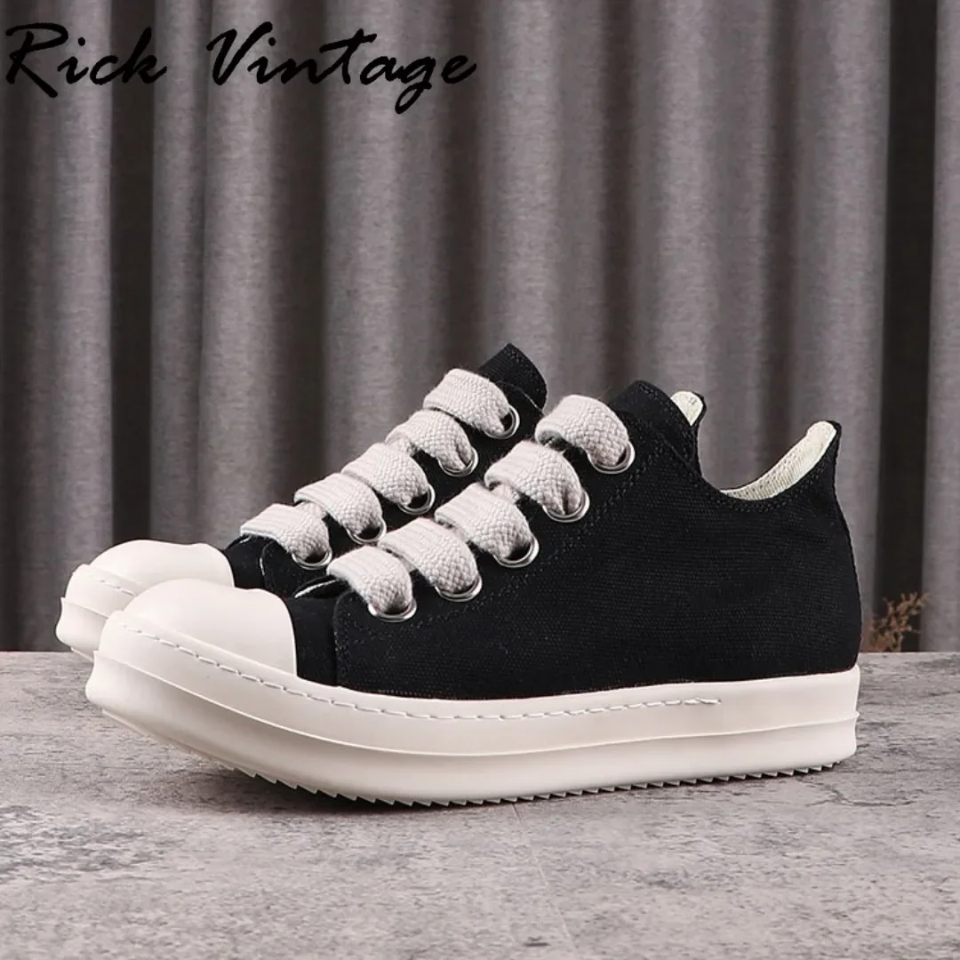 Sapatilhas-Rick-Vintage-para-homens-e-mulheres-sapatos-de-cadar-o-largo ...
