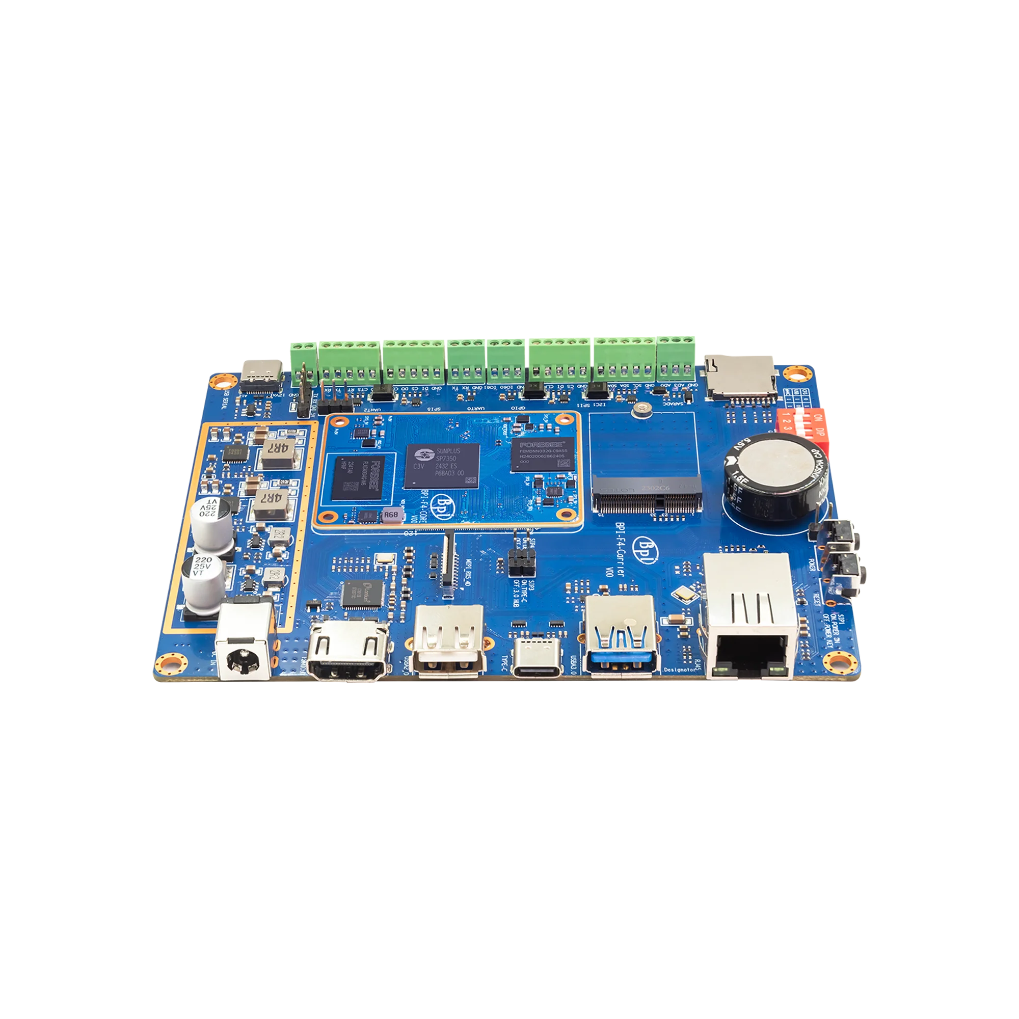 Chipboard Banana Pi Bpi-f4 Sunplus Sp7350 Arm Cortex-m4 Quad Arm Cortex ...