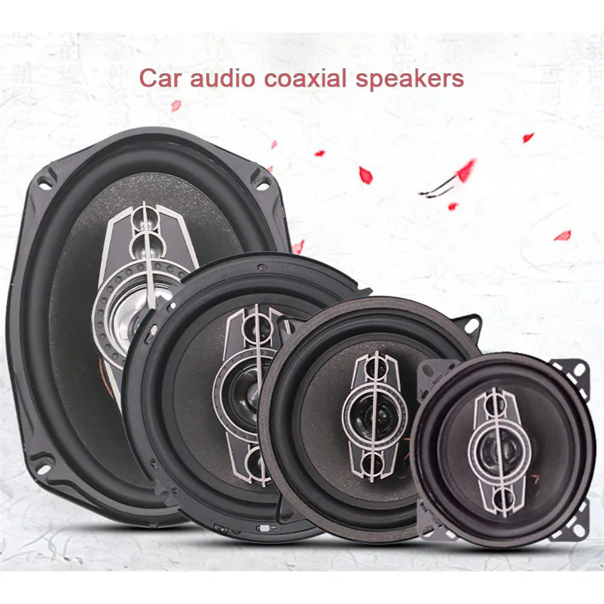 2pcs 4/5/6 Inch Car Speakers Subwoofer Car Audio Music Stereo Full ...