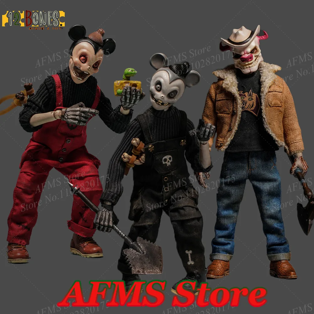 AXYTOYS-AXY12B-001-1-12-Men-Soldier-Clown-Punk-Skull-Rat-Bull-12-Bones ...