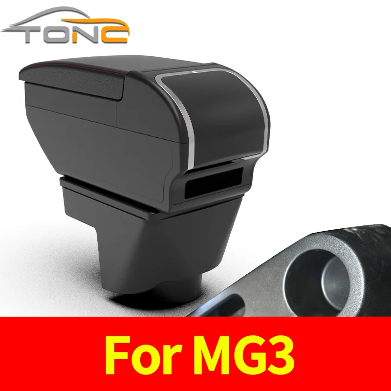 For-MorrisGarages-MG3-armrest-box-For-MG-MG3-car-center-console-armrest ...