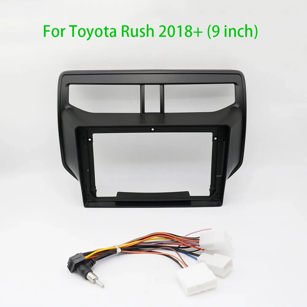 9-Inch-Adapter-Car-Radio-DVD-Player-Fascias-Frame-For-Toyota-Rush-2018 ...