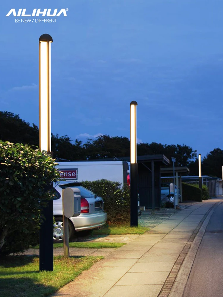 L-mpara-de-poste-alto-para-exteriores-iluminaci-n-LED-impermeable-para ...