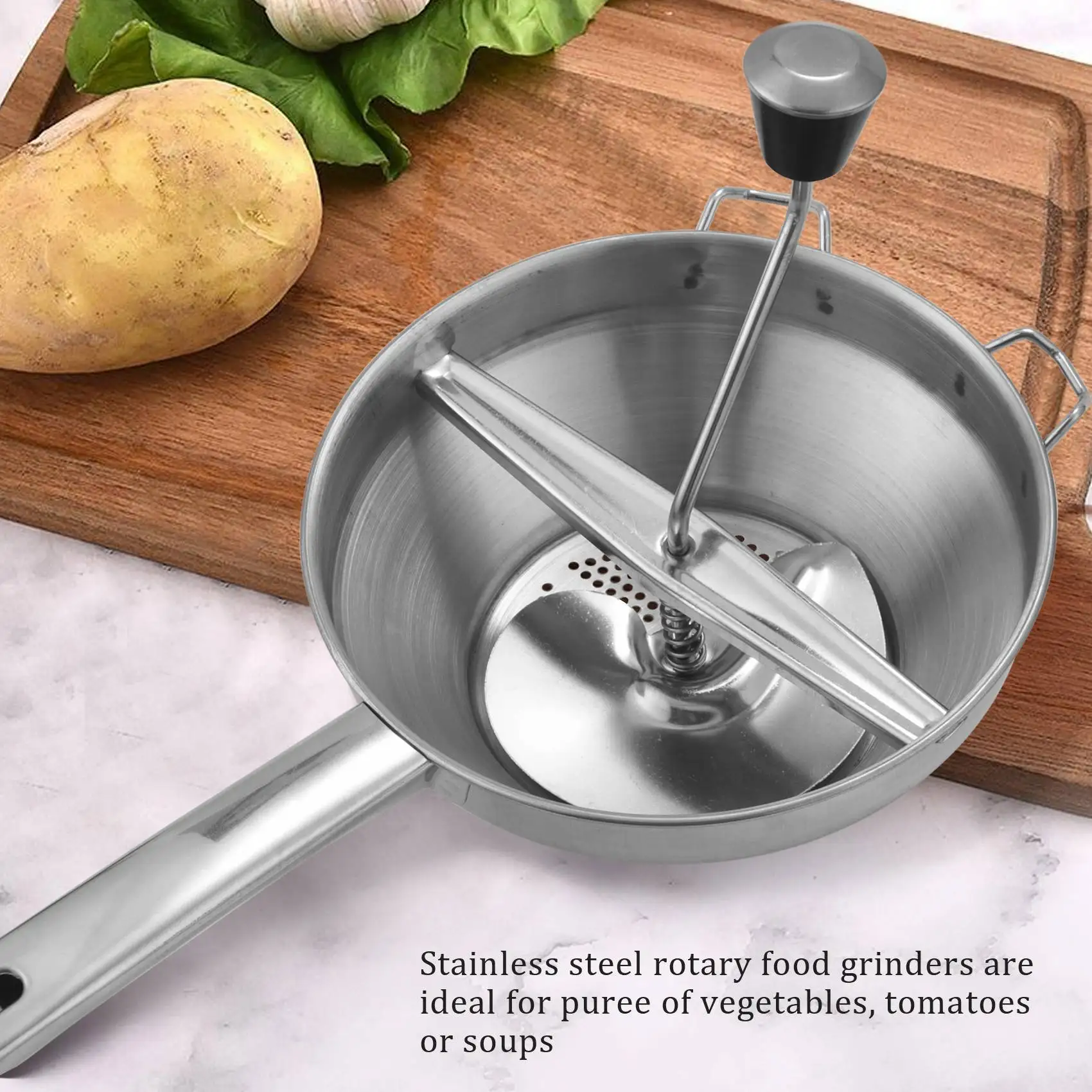 Stainless Steel Rotary Food Mill Great for Making Puree or Soups of ...