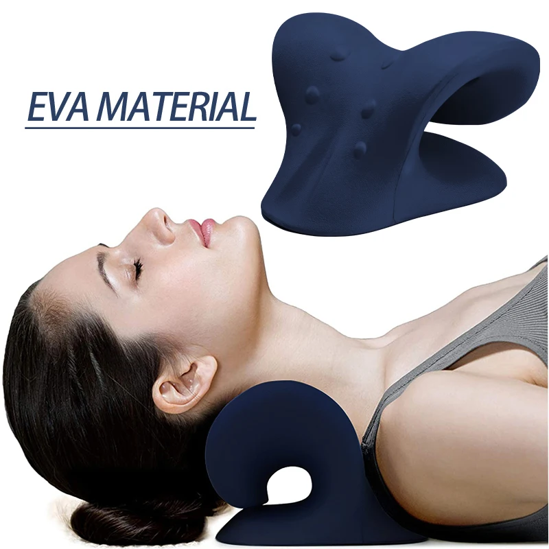 Spine Stretch Gravity Muscle Relaxation Traction Neck Stretcher Pillow ...