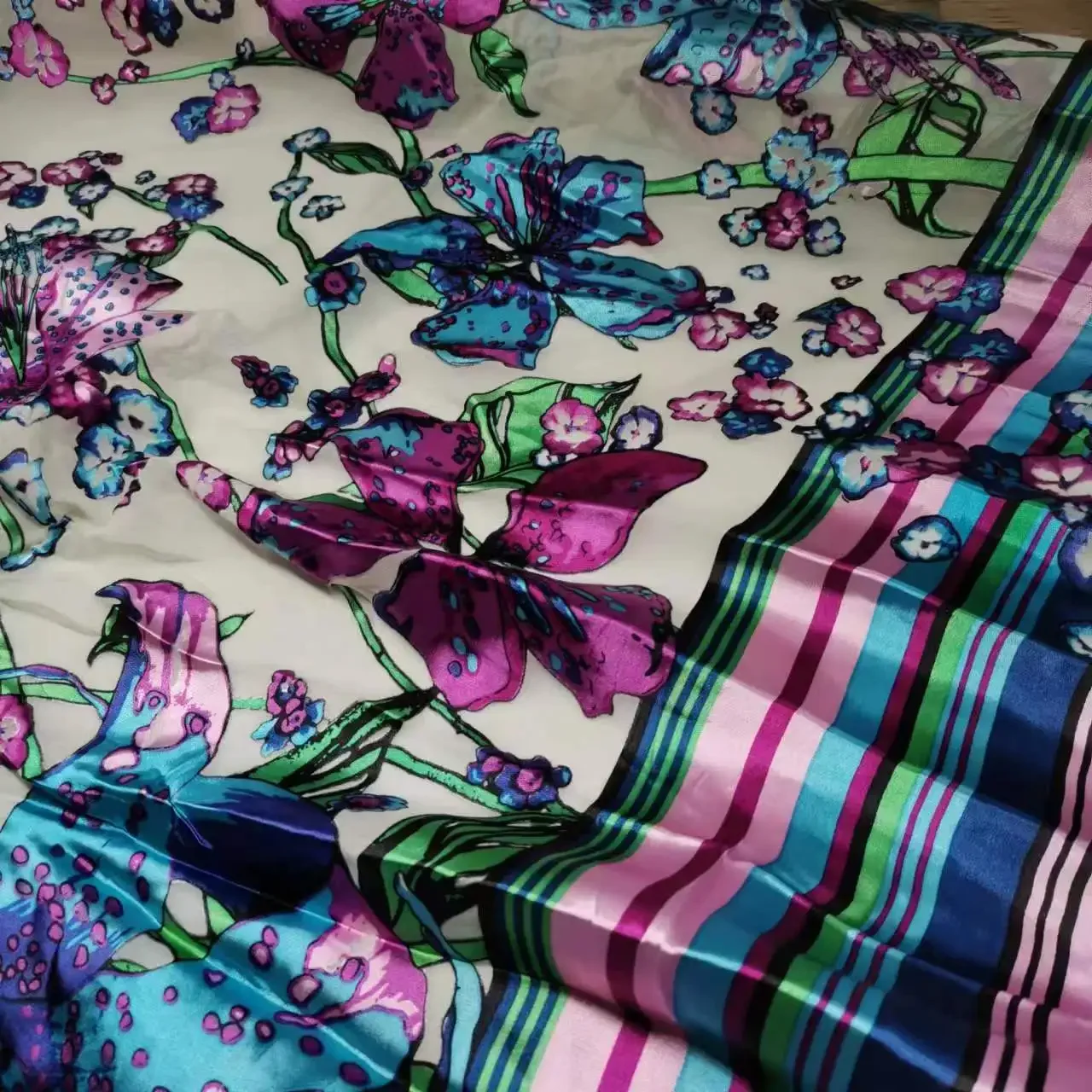 On-Sale-Silk-Viscose-Fabric-Soft-Burn-Out-Pattern-DIY-Swissdot-Cloth ...