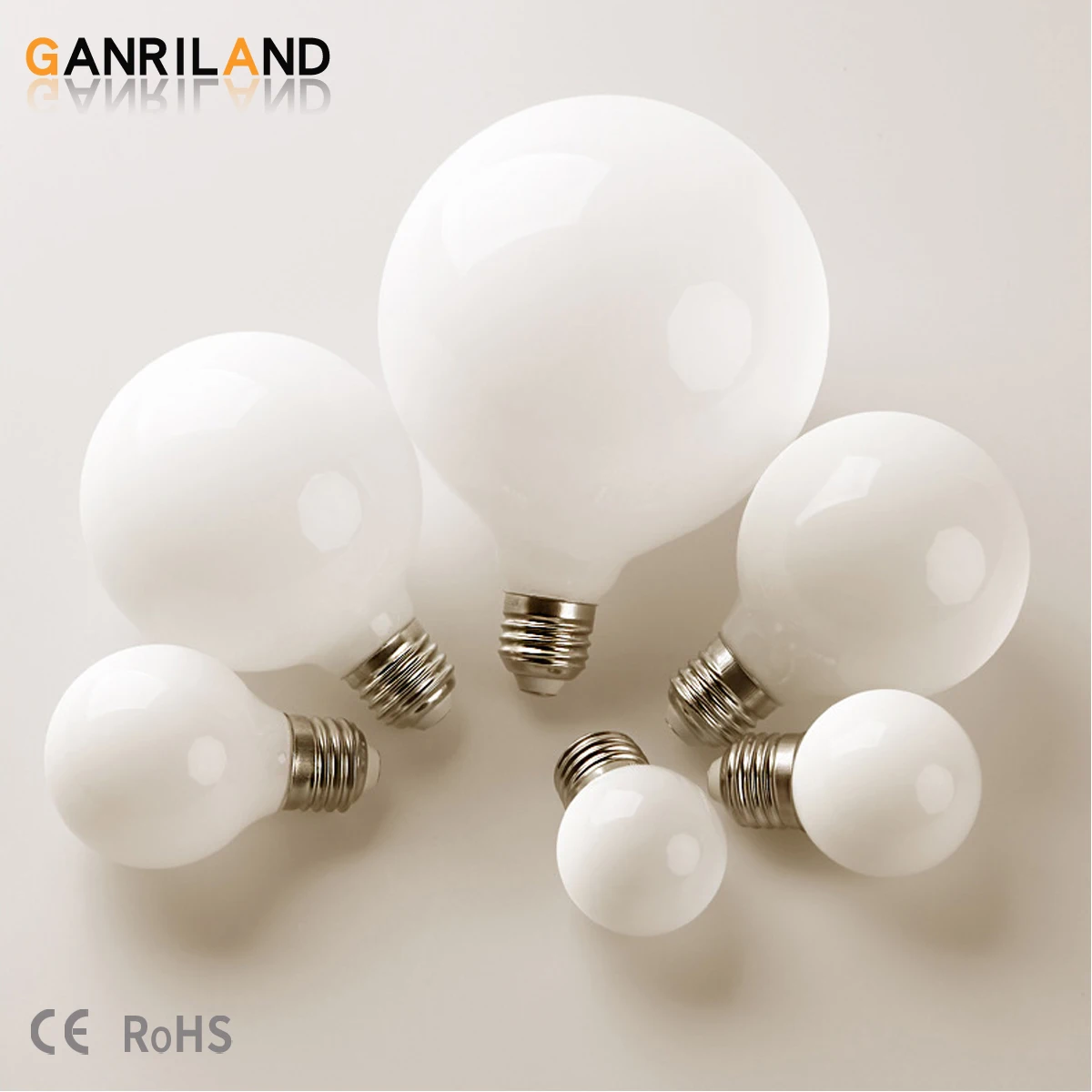 GANRILAND-Globe-Pearl-Milky-Led-Light-Bulbs-5W-7W-E27-220V-Vintage ...