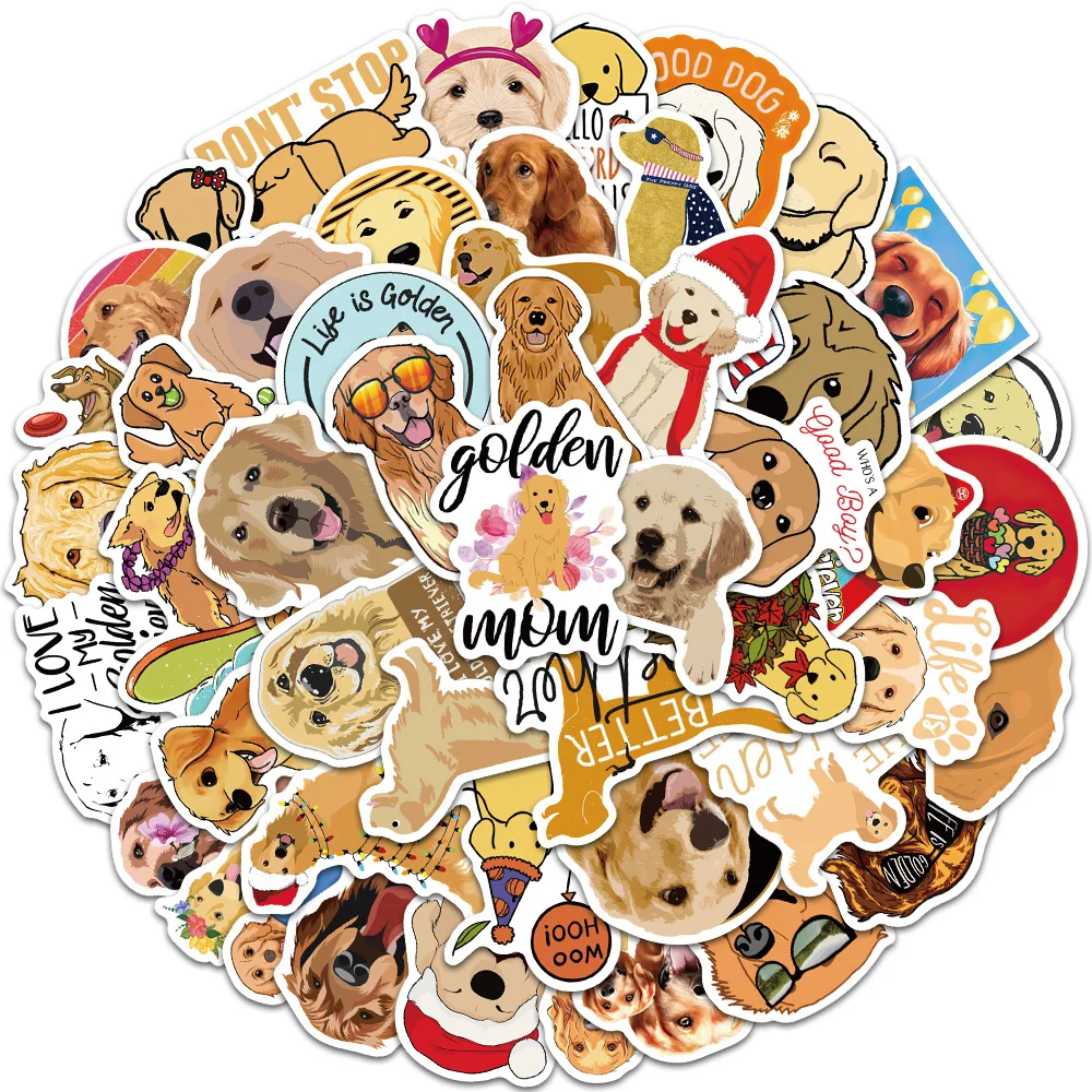 Golden Retriever And Ducks Decals
