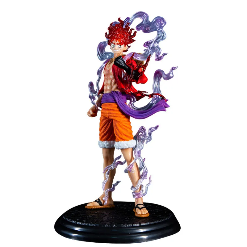 One Piece Gk Anime Figurine Model Nika Luffy Joy Boy Action Figure Gear ...