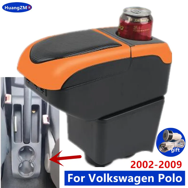 For-Volkswagen-Polo-Armrest-box-For-VW-Polo-9N-3-Mk4-Car-Armrest-box ...