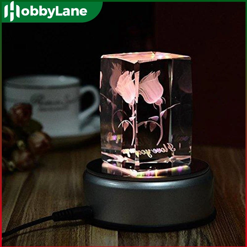 4-LED-Luminous-Base-Light-Colorful-Round-Stand-Base-for-Cocktail ...