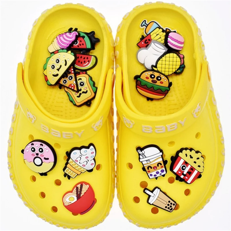 Hot-Sale-1Pcs-Shoe-Charms-for-Croc-Cartoon-Sushi-Pizza-Dessert ...