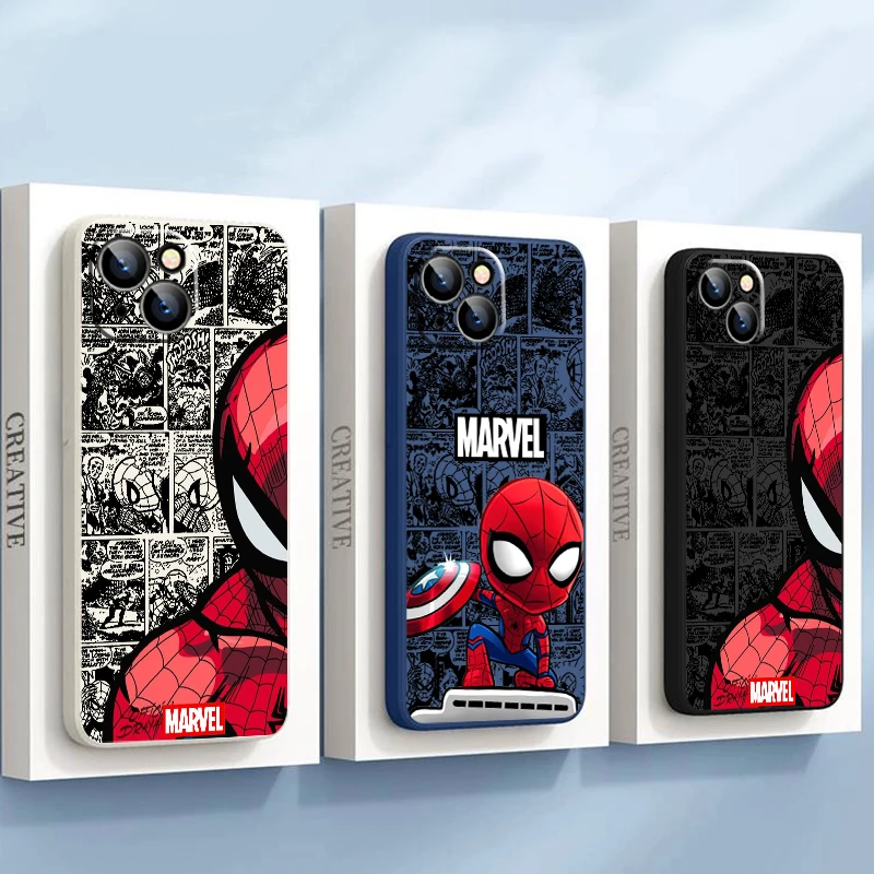 Marvel-Spider-Man-Comics-Phone-Case-For-iPhone-15-14-13-12-11-Pro-Max ...