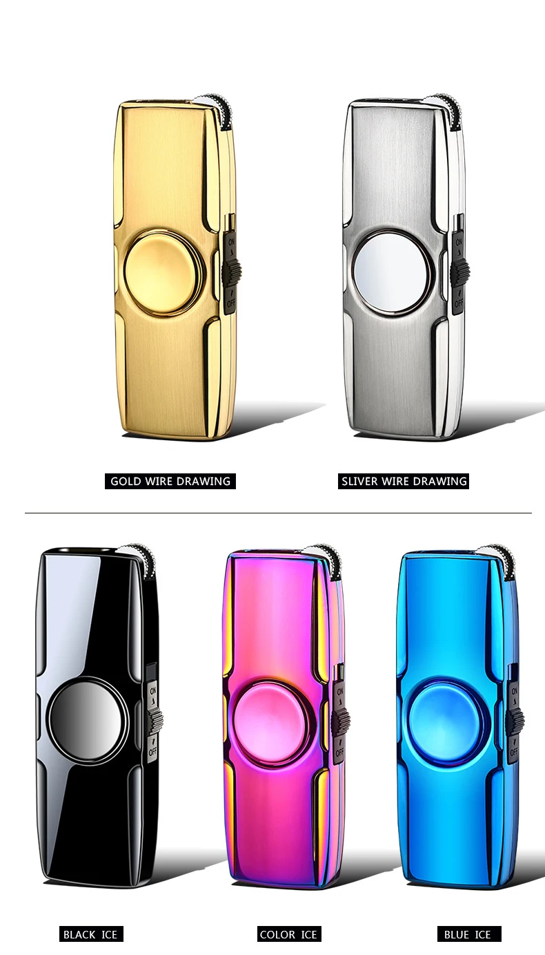 Spinner En Métal Fidget, Briquet Frais, Buses Coupe-vent À Flamme Bleue ...