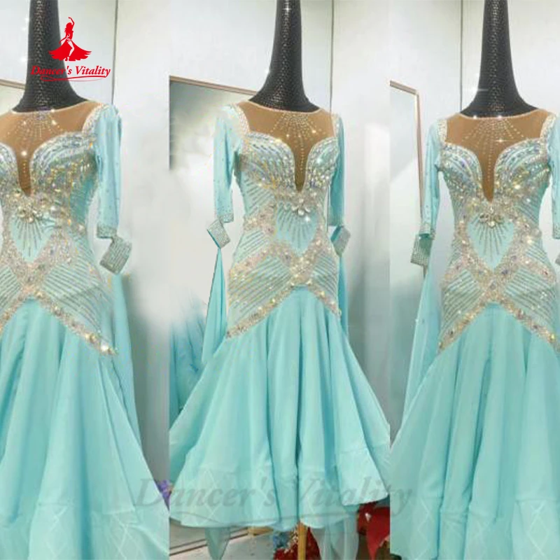 Modern-Dance-Performance-Dress-Waltz-Performance-Dresses-Full-Diamond-Skirt-Adult-Female ...