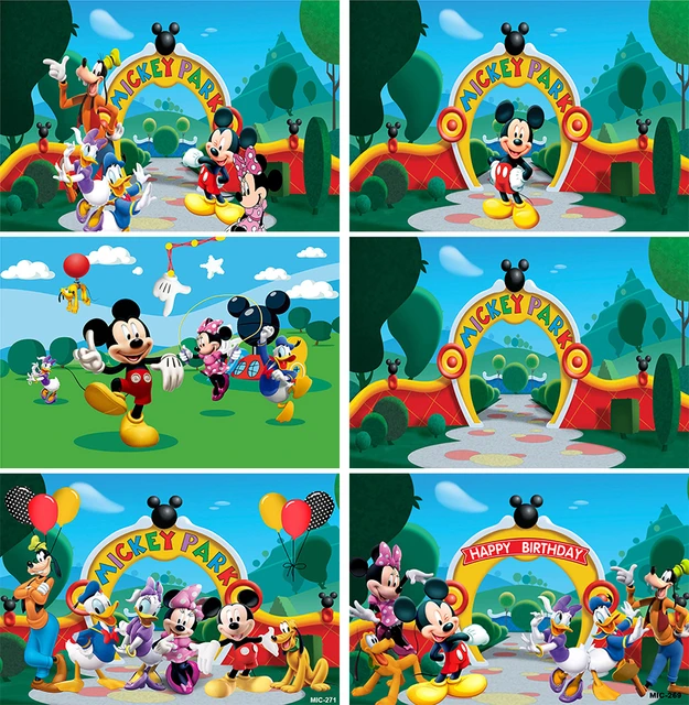 Mickey Mouse Clubhouse Birthday Background