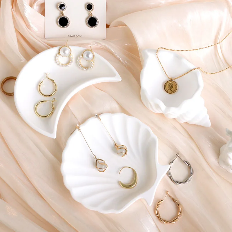 White-Shell-Mermaid-Tail-Creative-Background-Prop-for-Photography-INS ...