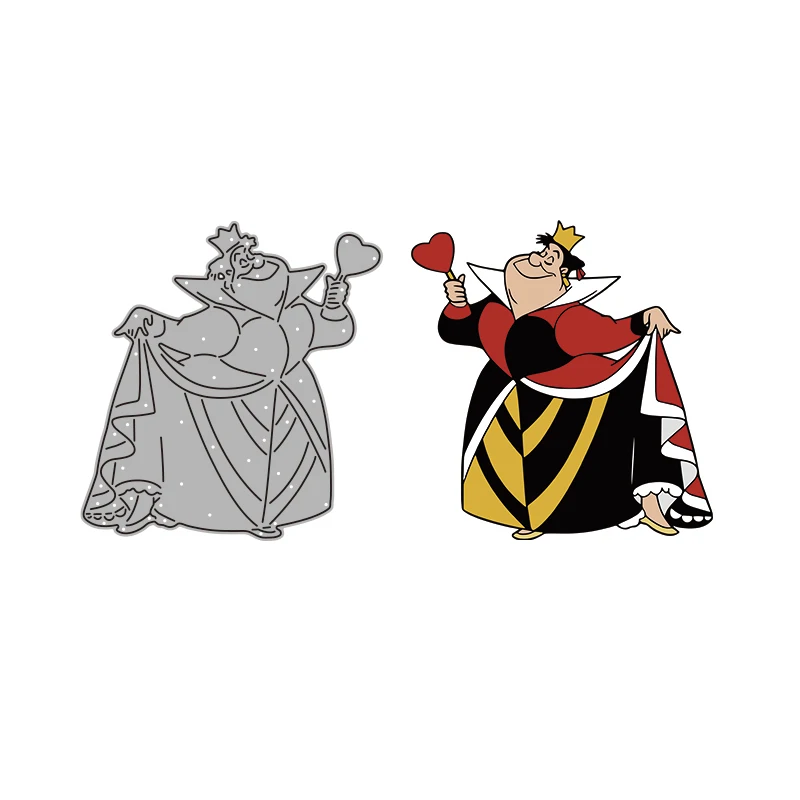 Evil Queen Of Hearts Card