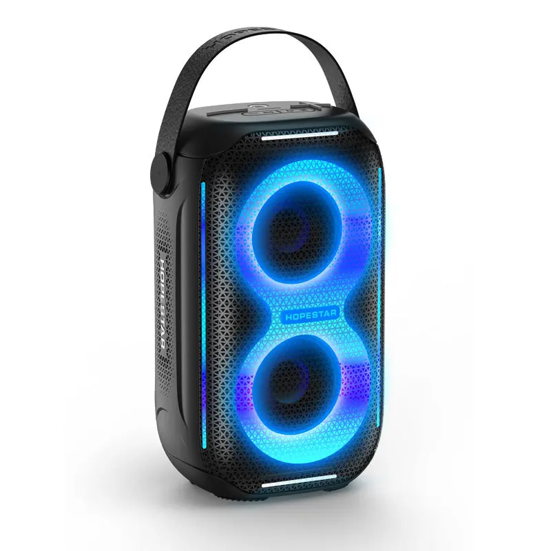 HOPESTAR TWS Outdoor Waterproof Subwoofer Bluetooth Speaker LED Light ...