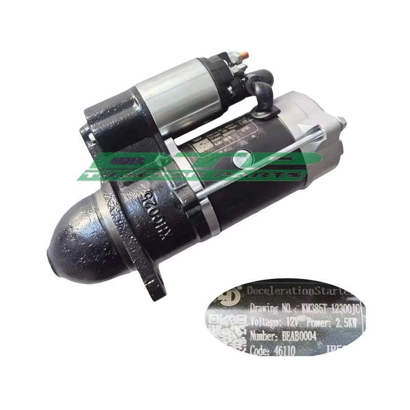 Starter motor KM385T-12300JC QDJ1332A / LL480-12300J QDJ1315F for ...