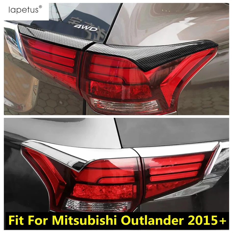 4PCS ABS Chrome Accessories For Mitsubishi Outlander 2015 - 2022 Rear ...