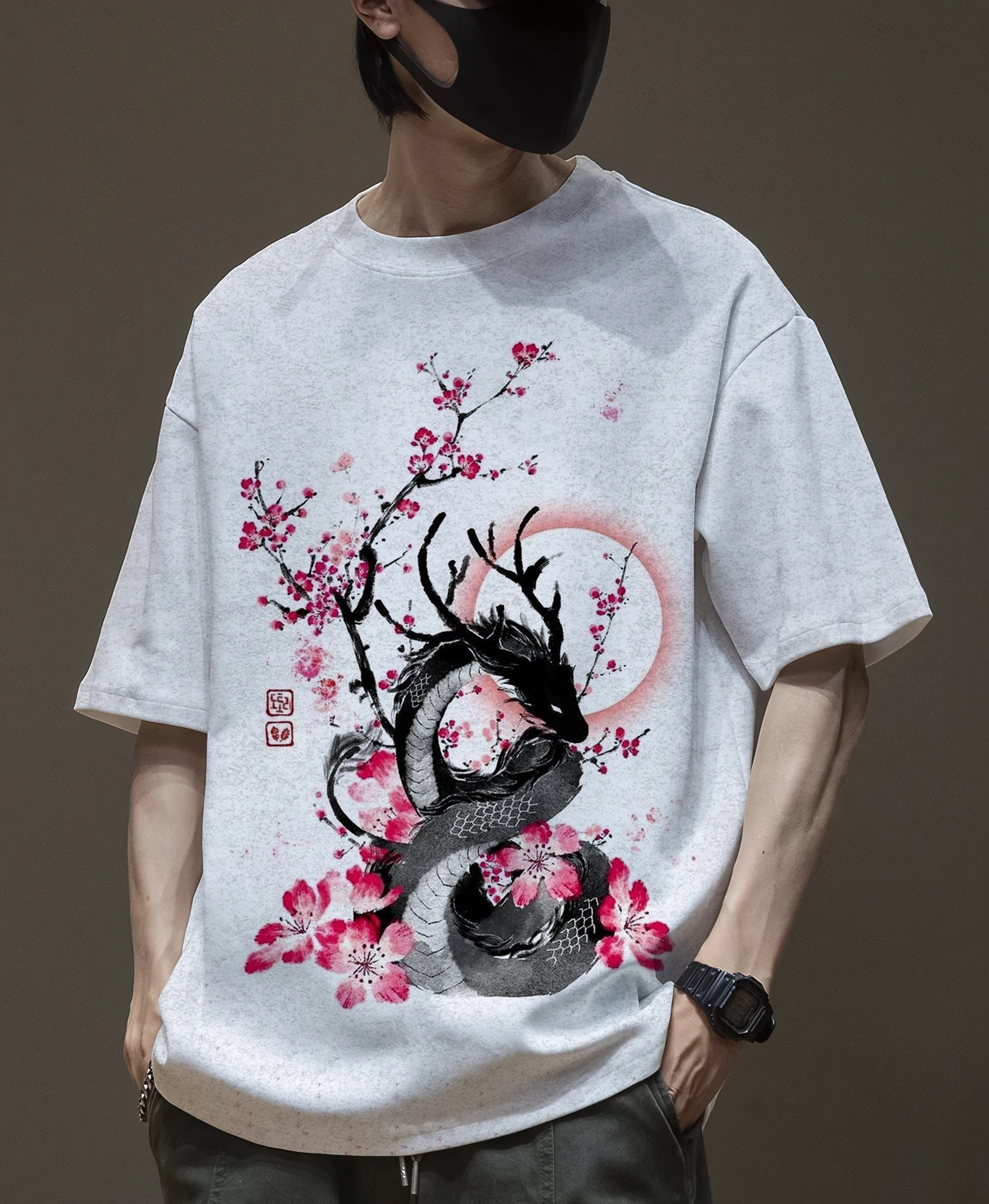 Men-s-Dragon-T-shirt-Fashion-3d-Printed-T-Shirt-Animal-Pattern-Short ...