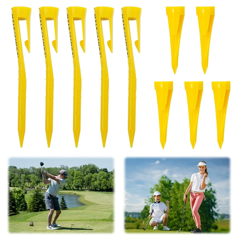 10-Pcs-Golf-Tees-Portable-Plastic-Golf-Tees-Adjustable-Height-More ...