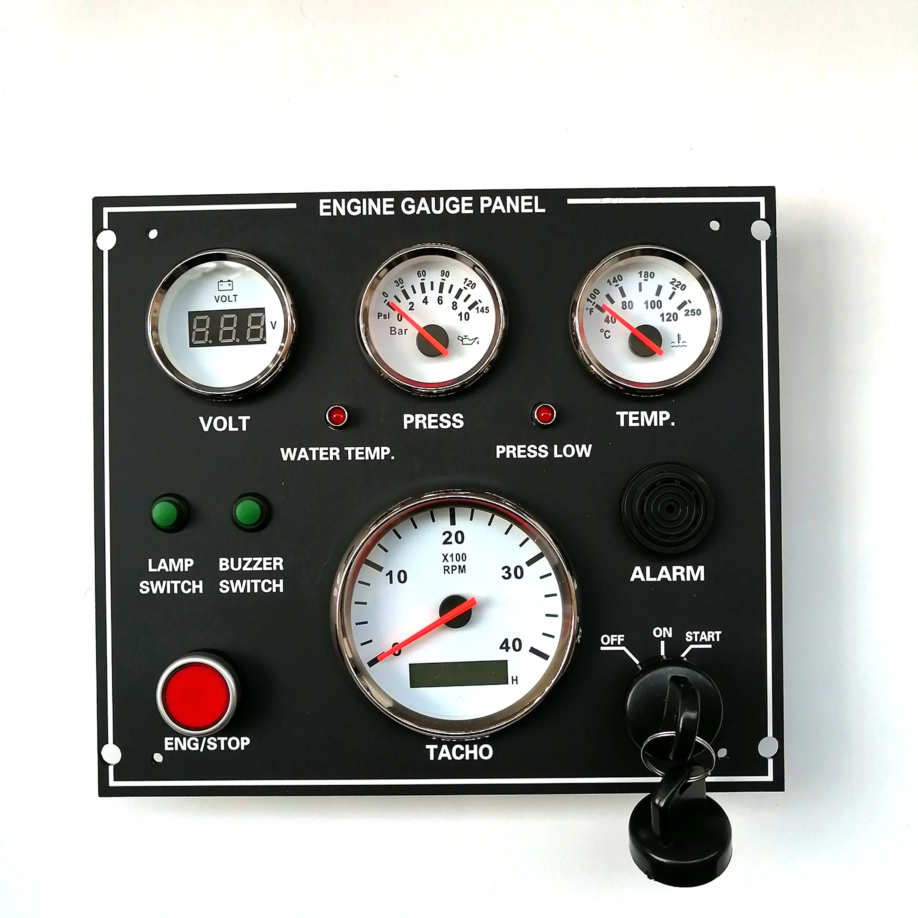 250-200-mm-sizeMarine-Engine-Instrument-Gauge-panel-Truck-Dash-Cluster ...