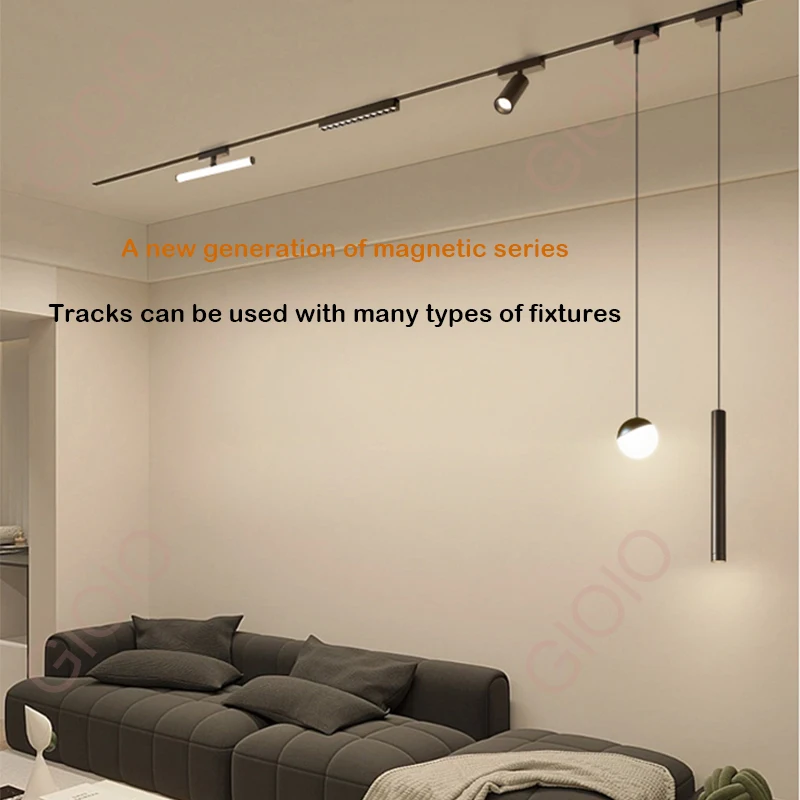 6MM-Ultra-Thin-Magnetic-Track-Light-Home-Living-Room-Bedroom-No-Main ...