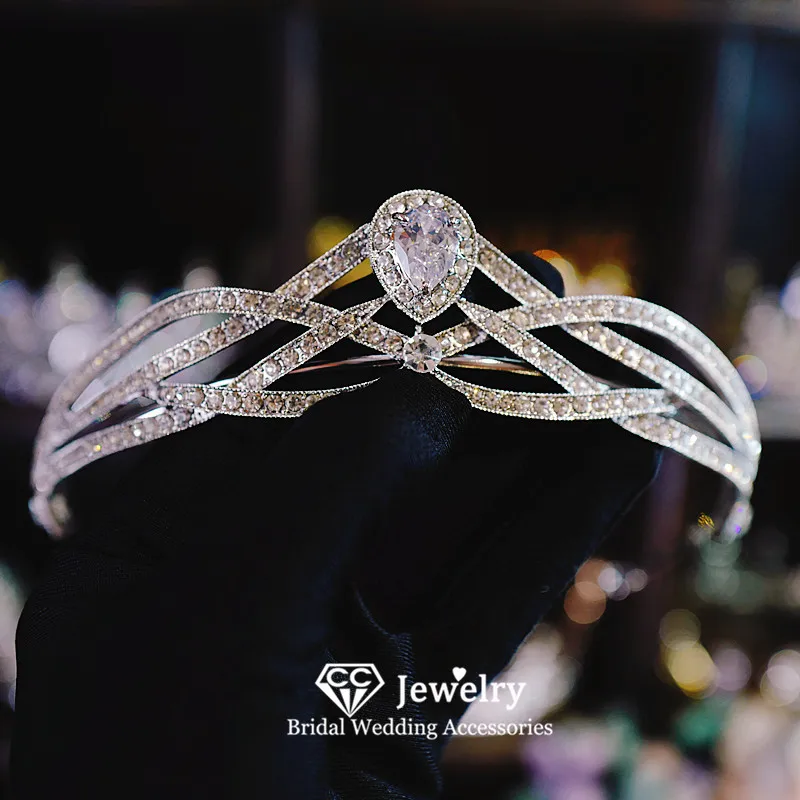 Cc Tiaras And Crowns Wedding Hair Accessories Women Hairwear Bridal ...