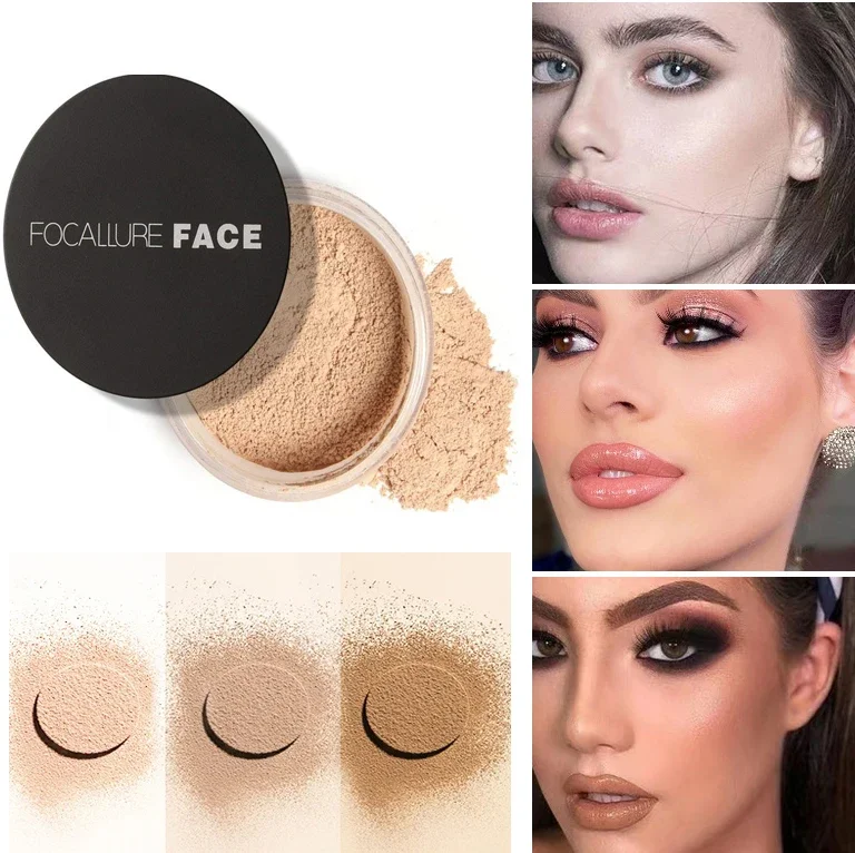 3Color-Loose-powders-makeup-powder-oil-control-professional-face ...